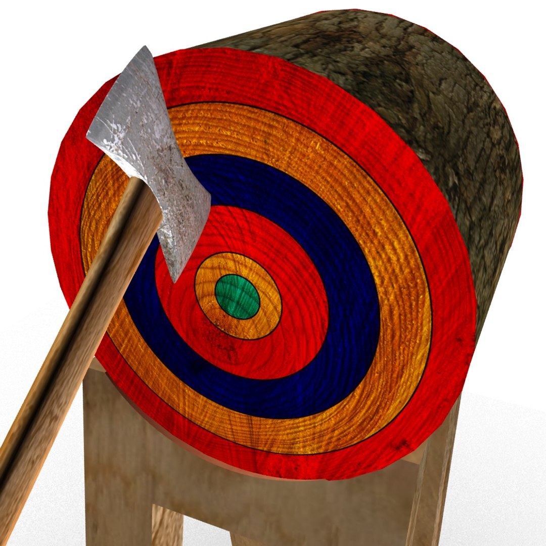 3D Axe Target Model - TurboSquid 1281880