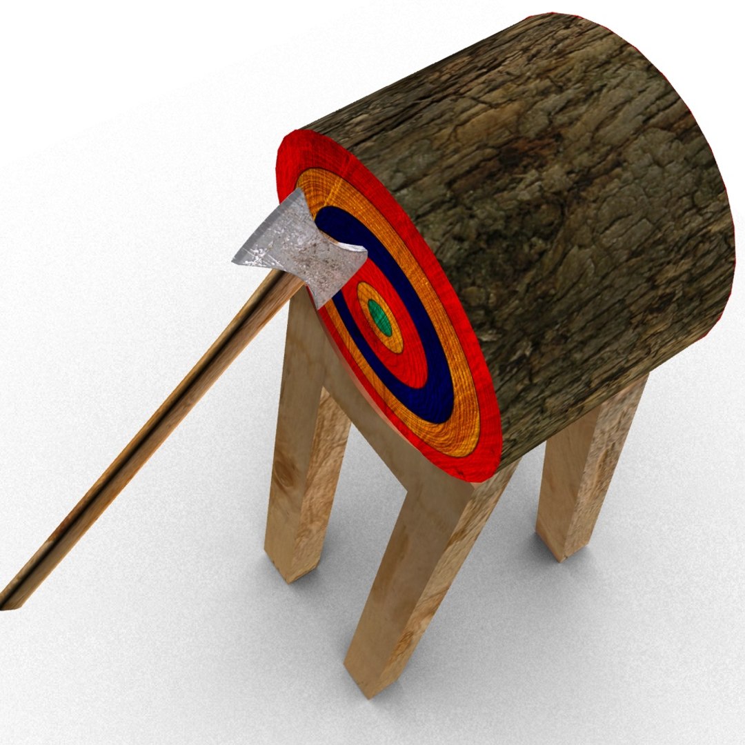 3D Axe Target Model - TurboSquid 1281880