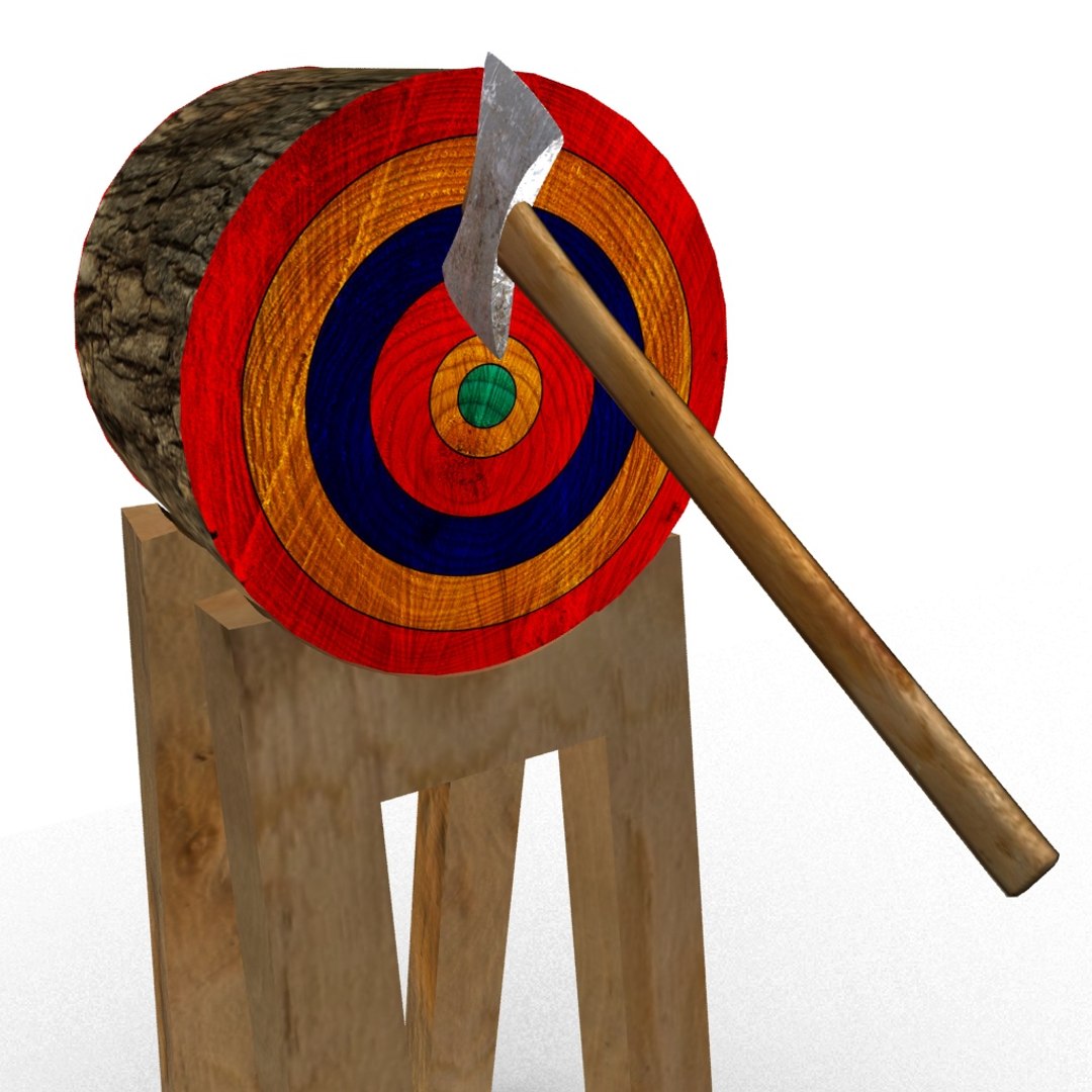3D Axe Target Model - TurboSquid 1281880