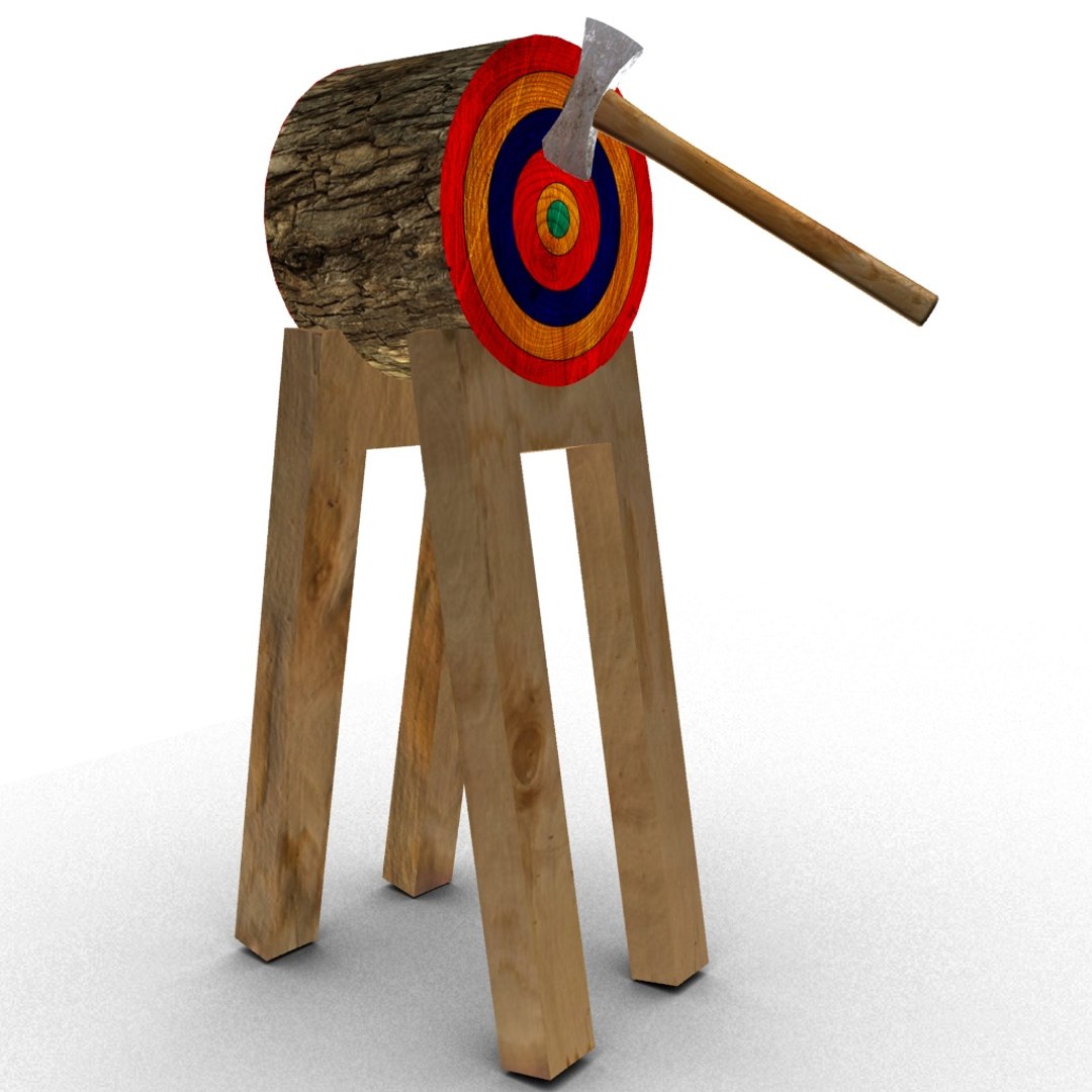 3D Axe Target Model - TurboSquid 1281880