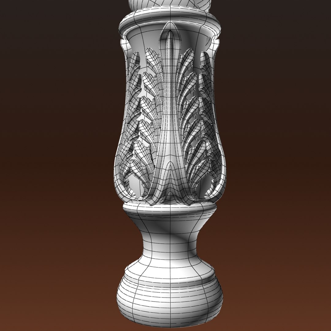 Column Classic Style 3d Model