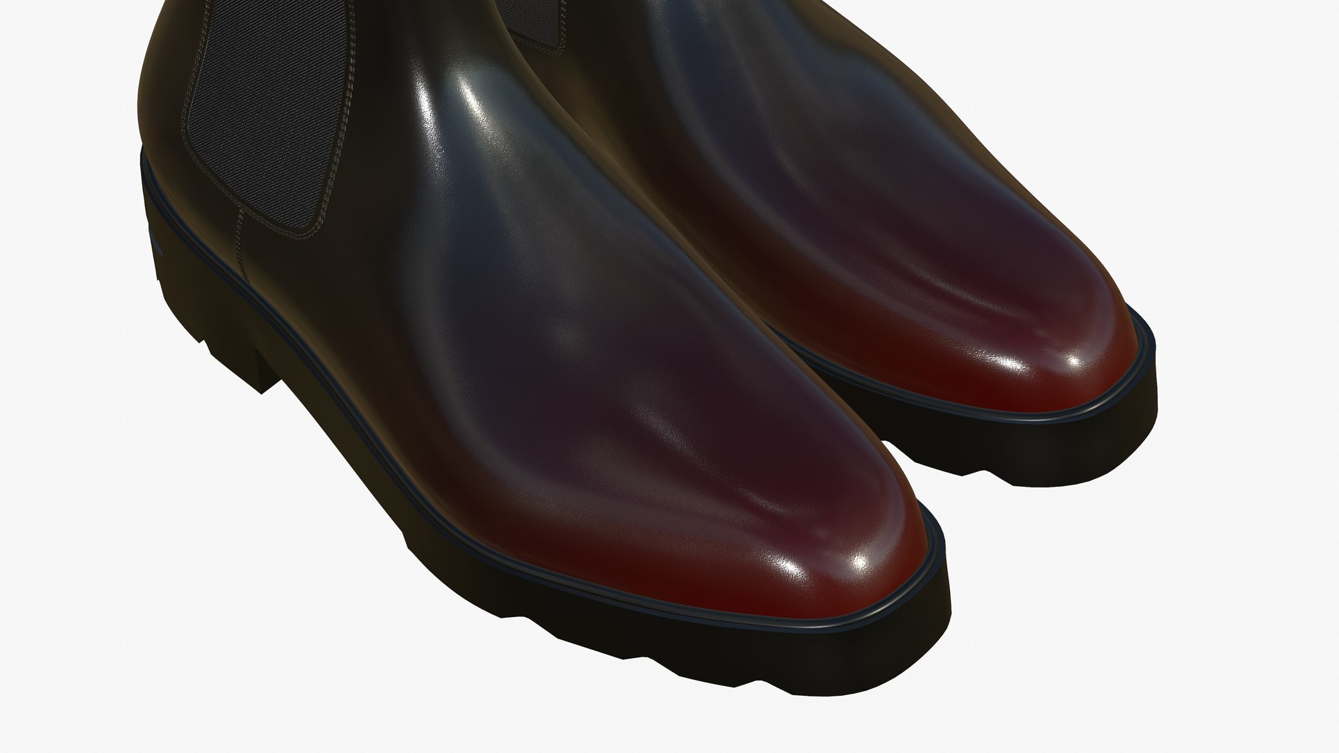 3D Leather Boots Realistic model - TurboSquid 1958158