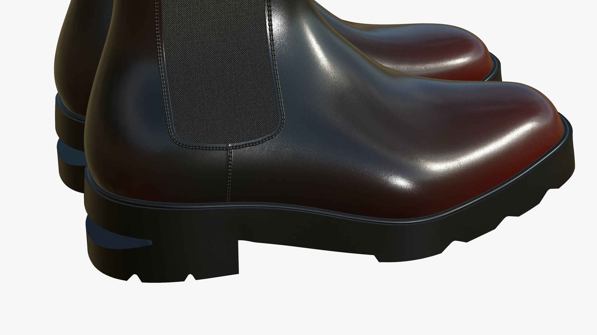 3D Leather Boots Realistic model - TurboSquid 1958158