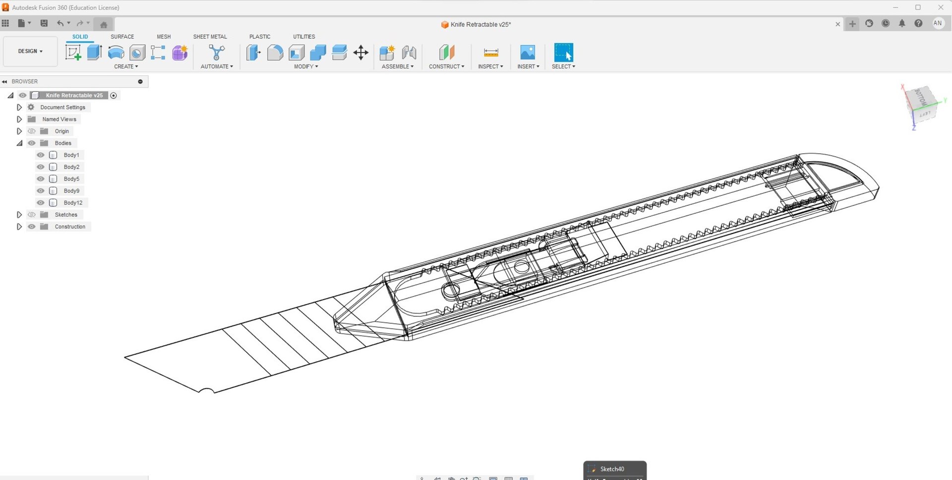 3D Retractable Box Cutter - Engineer Knife model - TurboSquid 2129878