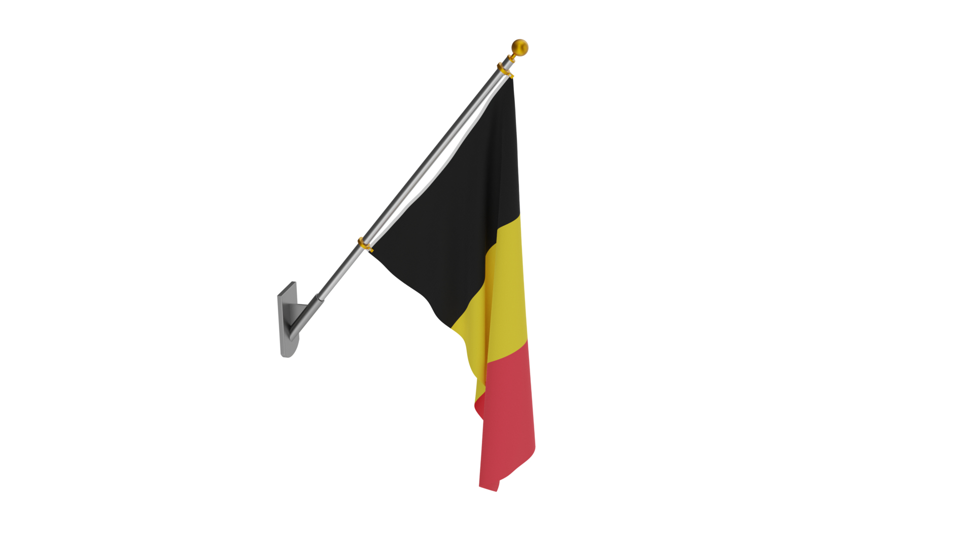 Belgium Flags 3D Model - TurboSquid 2208281