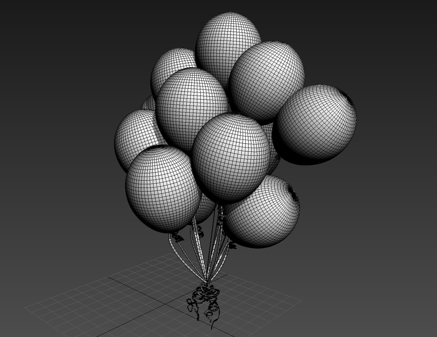 Happy Balloons Model - TurboSquid 1194903