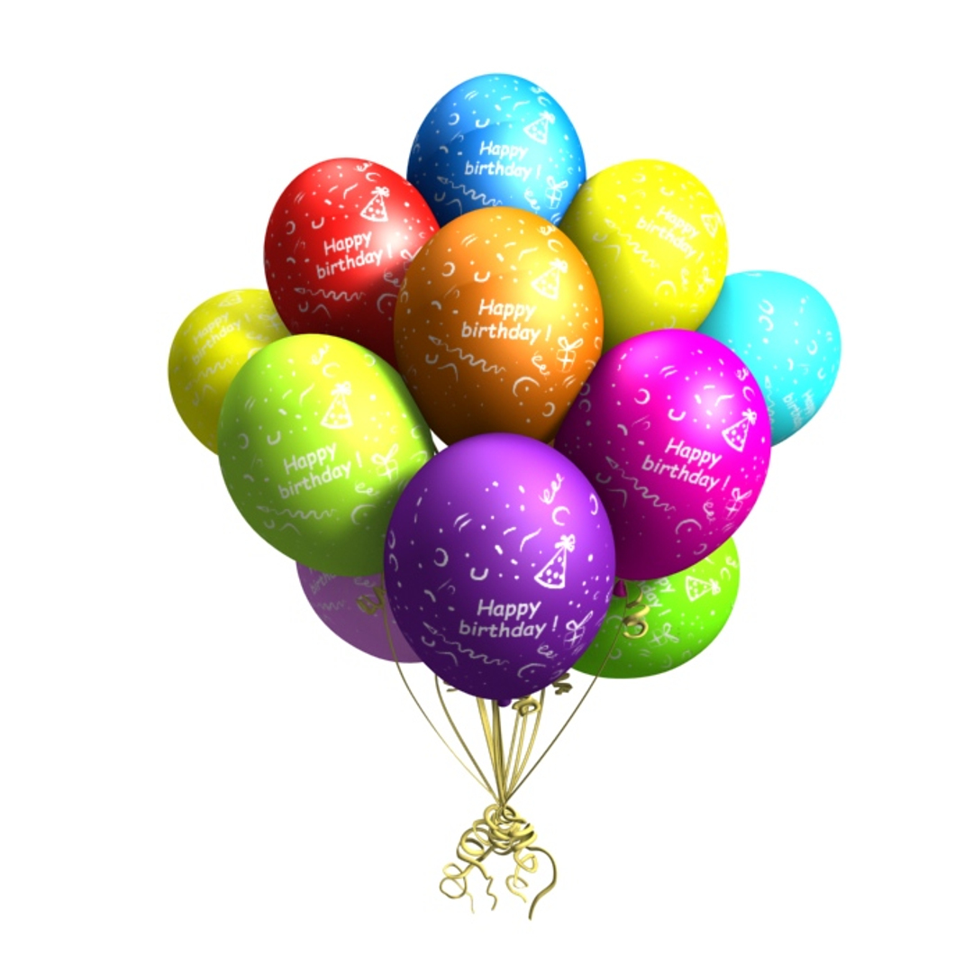 Happy Balloons Model - TurboSquid 1194903