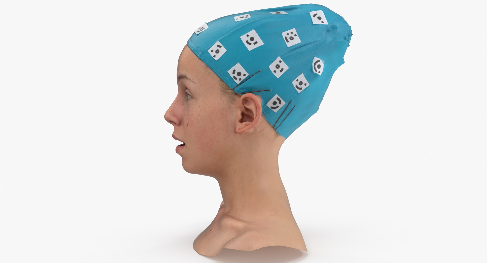 Rhea Human Head Surprise 3D Model - TurboSquid 1664227