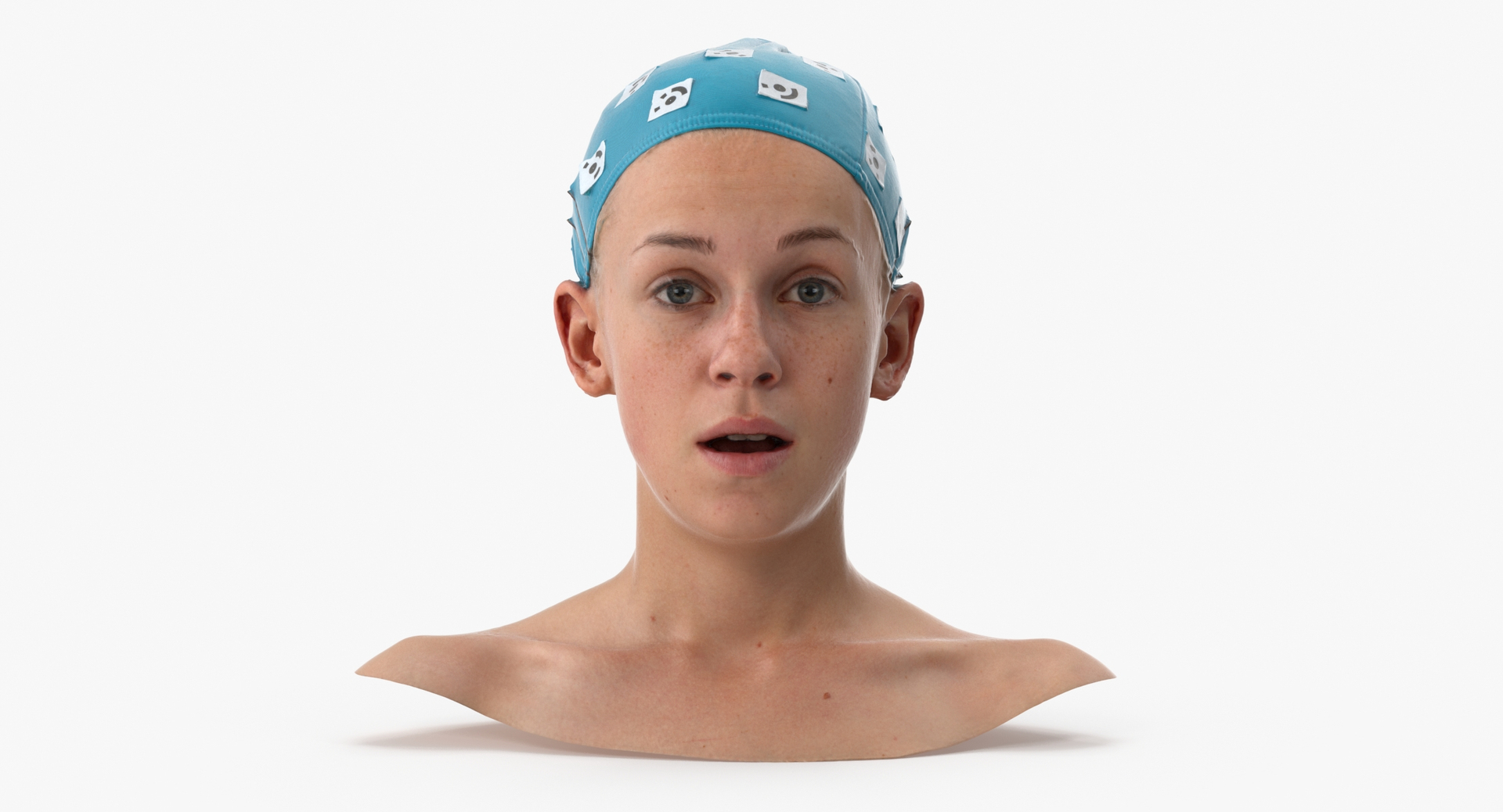Rhea Human Head Surprise 3D Model - TurboSquid 1664227