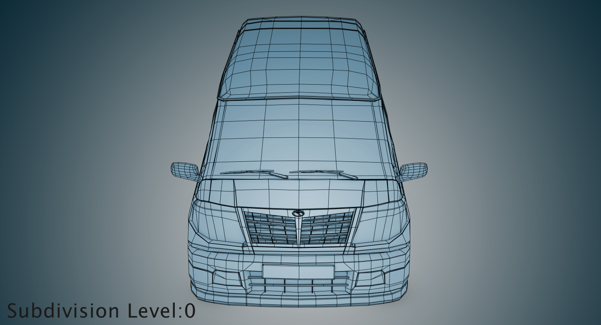 3d Model Of Mitsubishi Delica