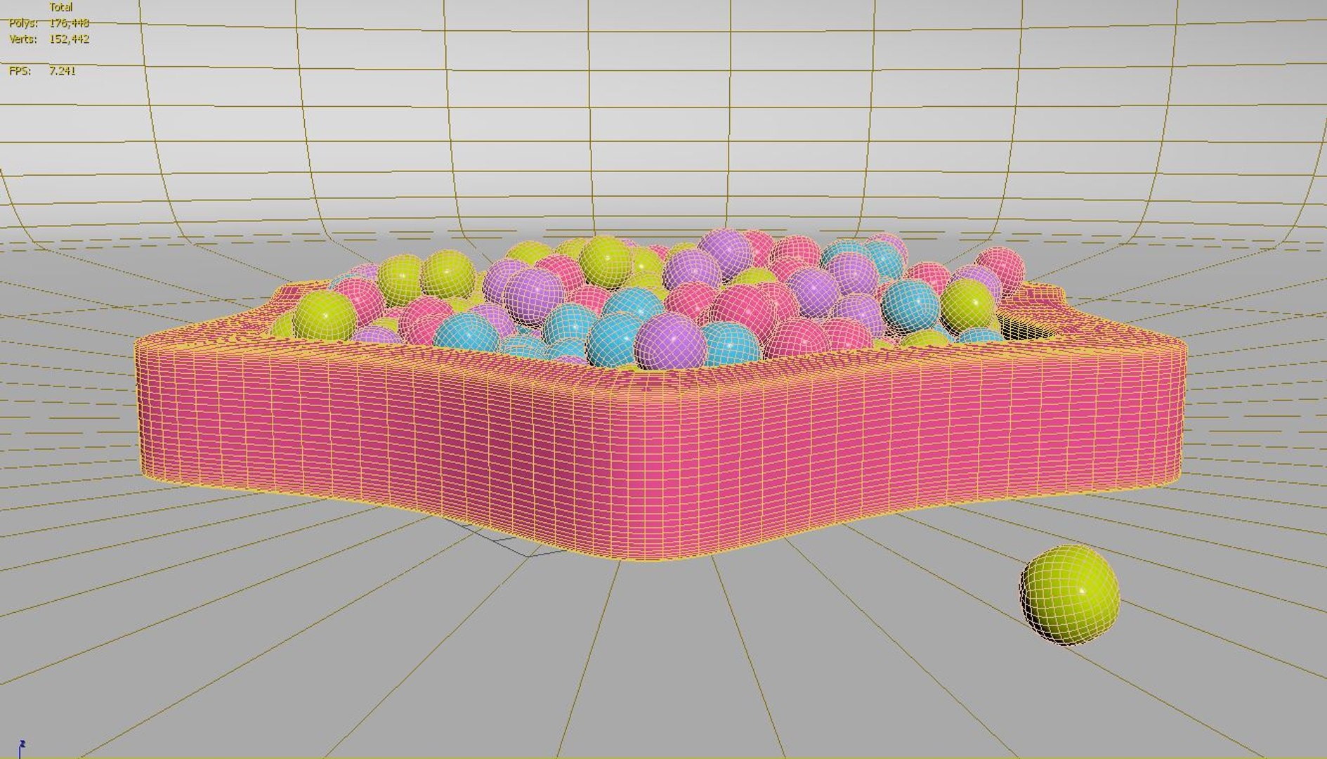 3D Model Ball Pit - TurboSquid 1414928