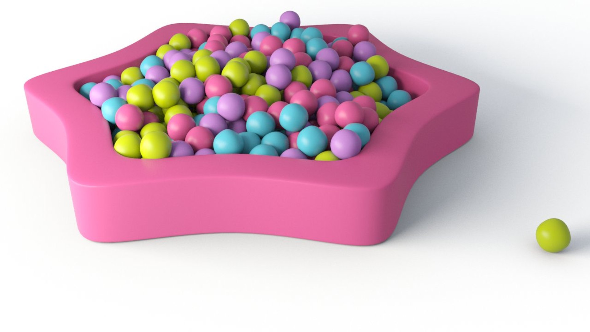 3D Model Ball Pit - TurboSquid 1414928