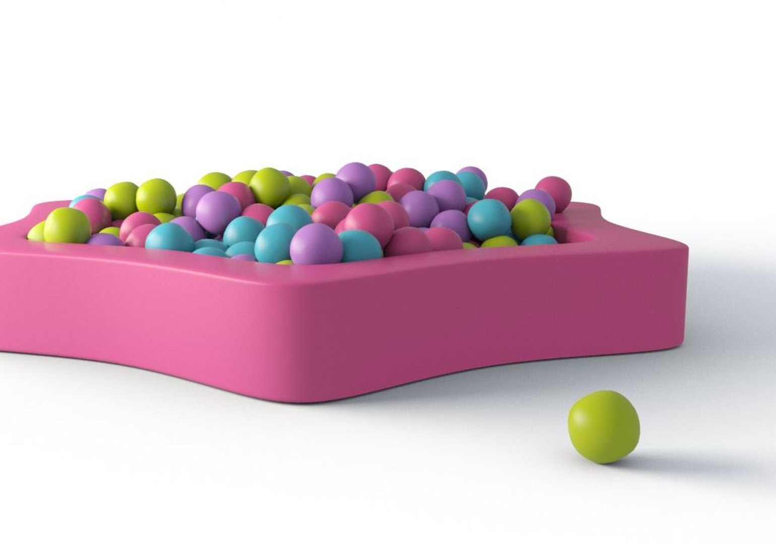 3D Model Ball Pit - TurboSquid 1414928