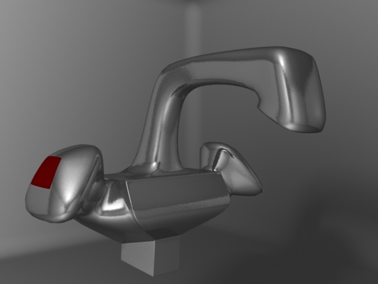kitchen taps 3d model