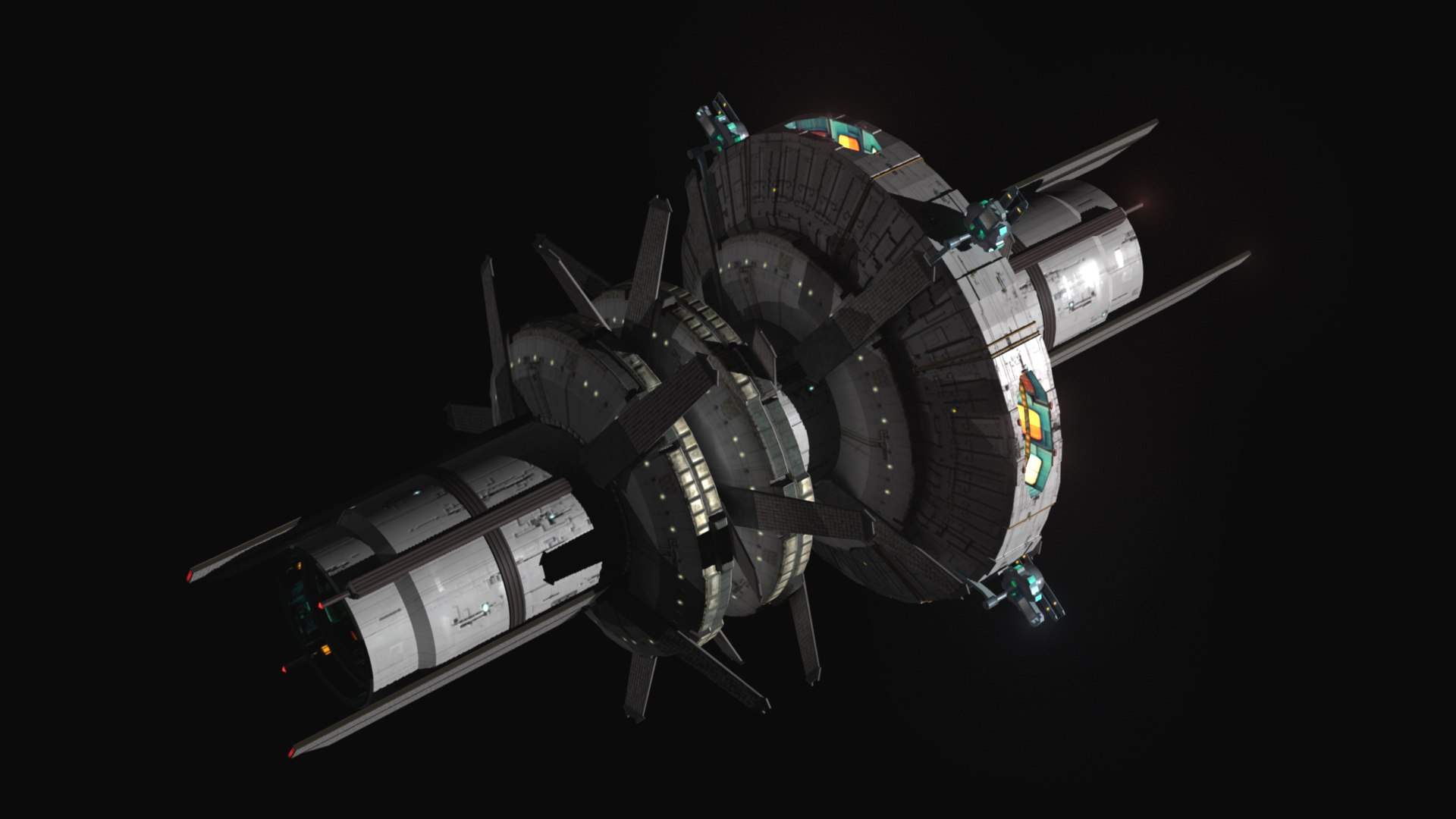Space Station Construction Kit 3D - TurboSquid 2102715
