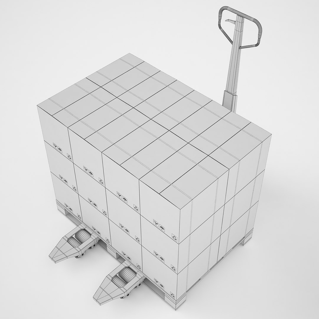 pallet jack 3d model