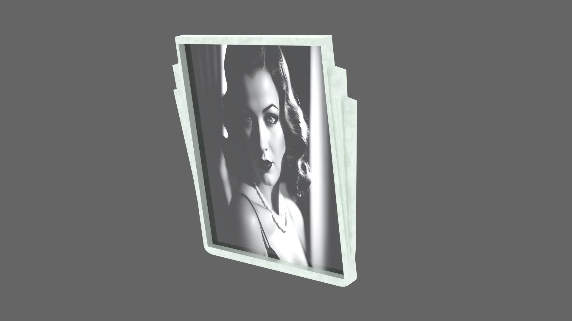 3D Art Deco Inspired Picture Or Poster Frame - TurboSquid 2005234