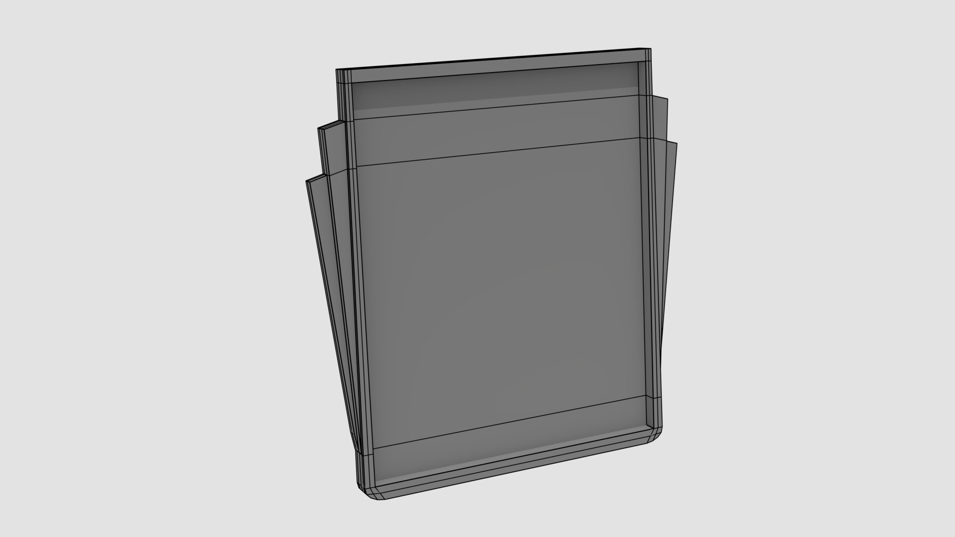 3D Art Deco Inspired Picture Or Poster Frame - TurboSquid 2005234