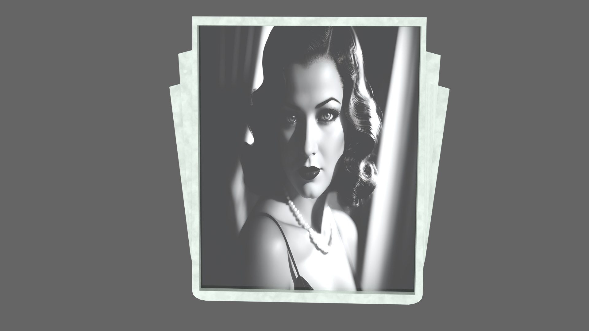 3D Art Deco Inspired Picture Or Poster Frame - TurboSquid 2005234