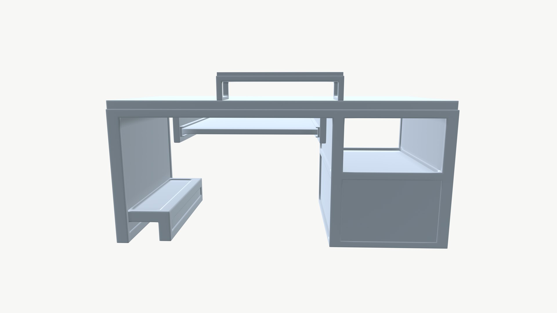 Computer Desk 3D Model - TurboSquid 2340701