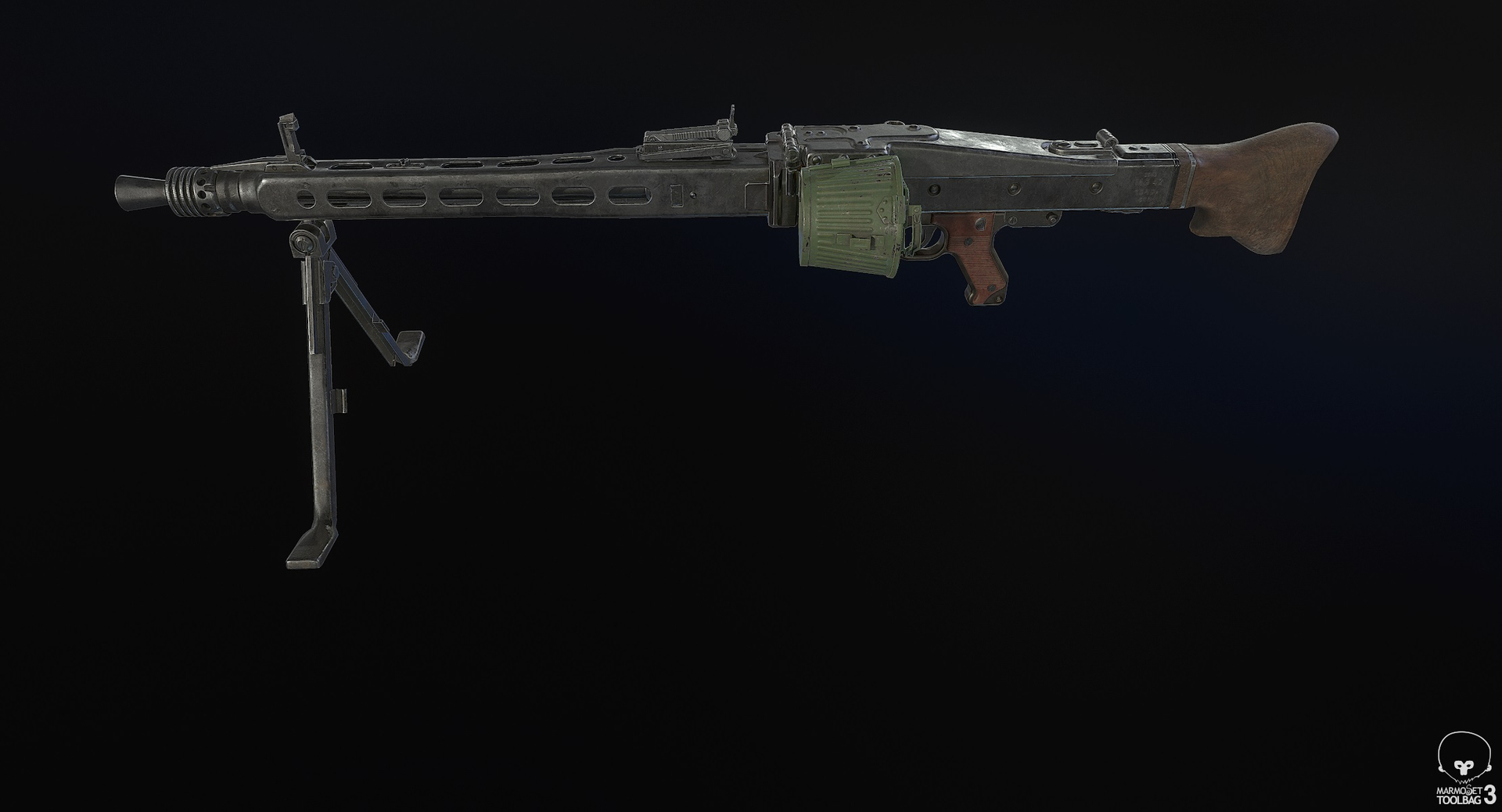 3D Model Mg42 Asset World - TurboSquid 1204282