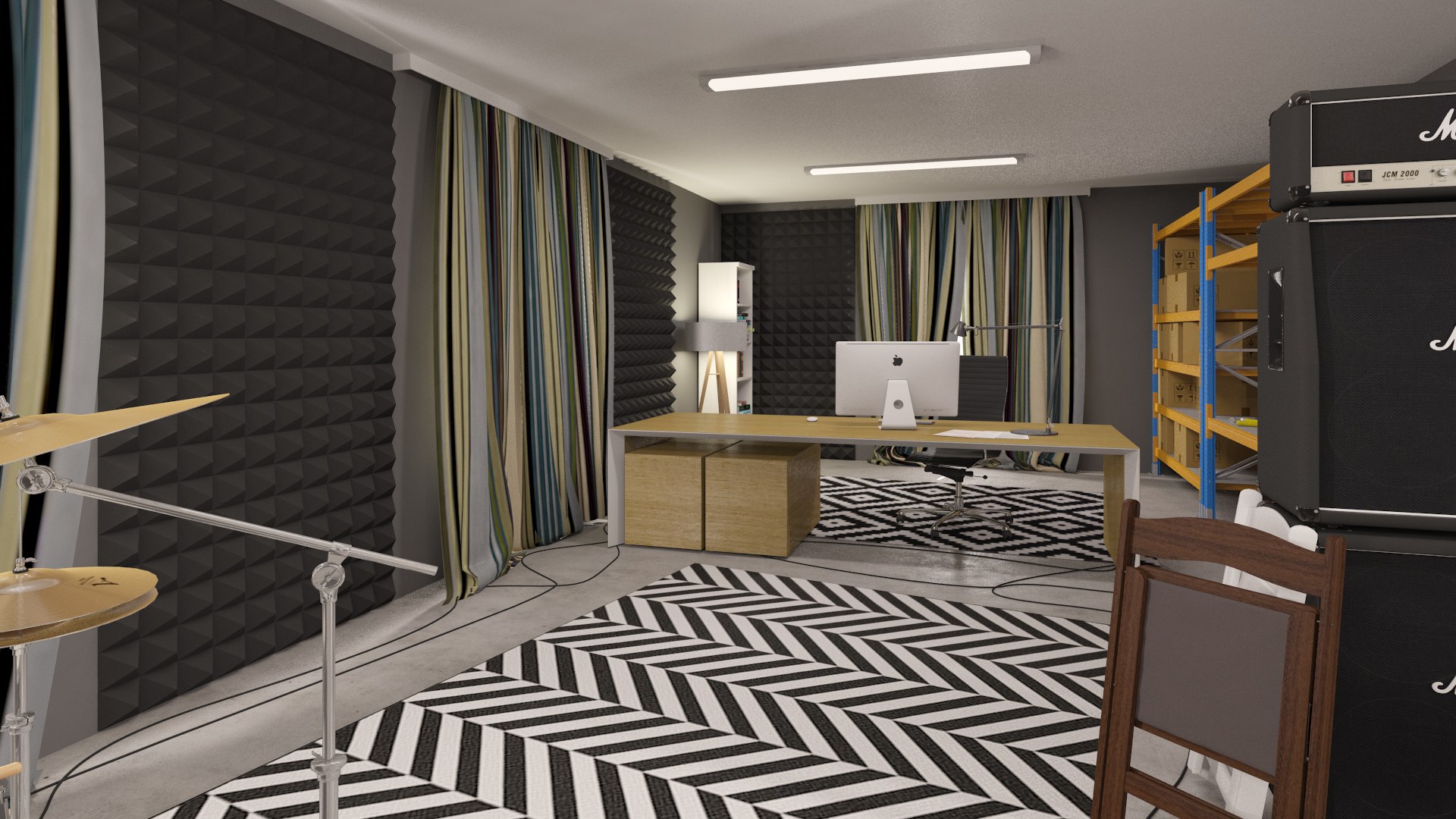 3D Garage Studio - TurboSquid 2076419