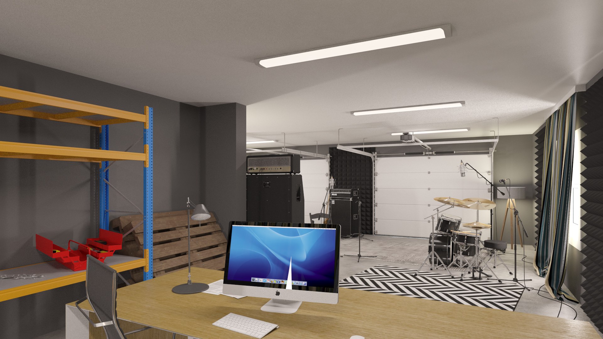 3D Garage Studio - TurboSquid 2076419