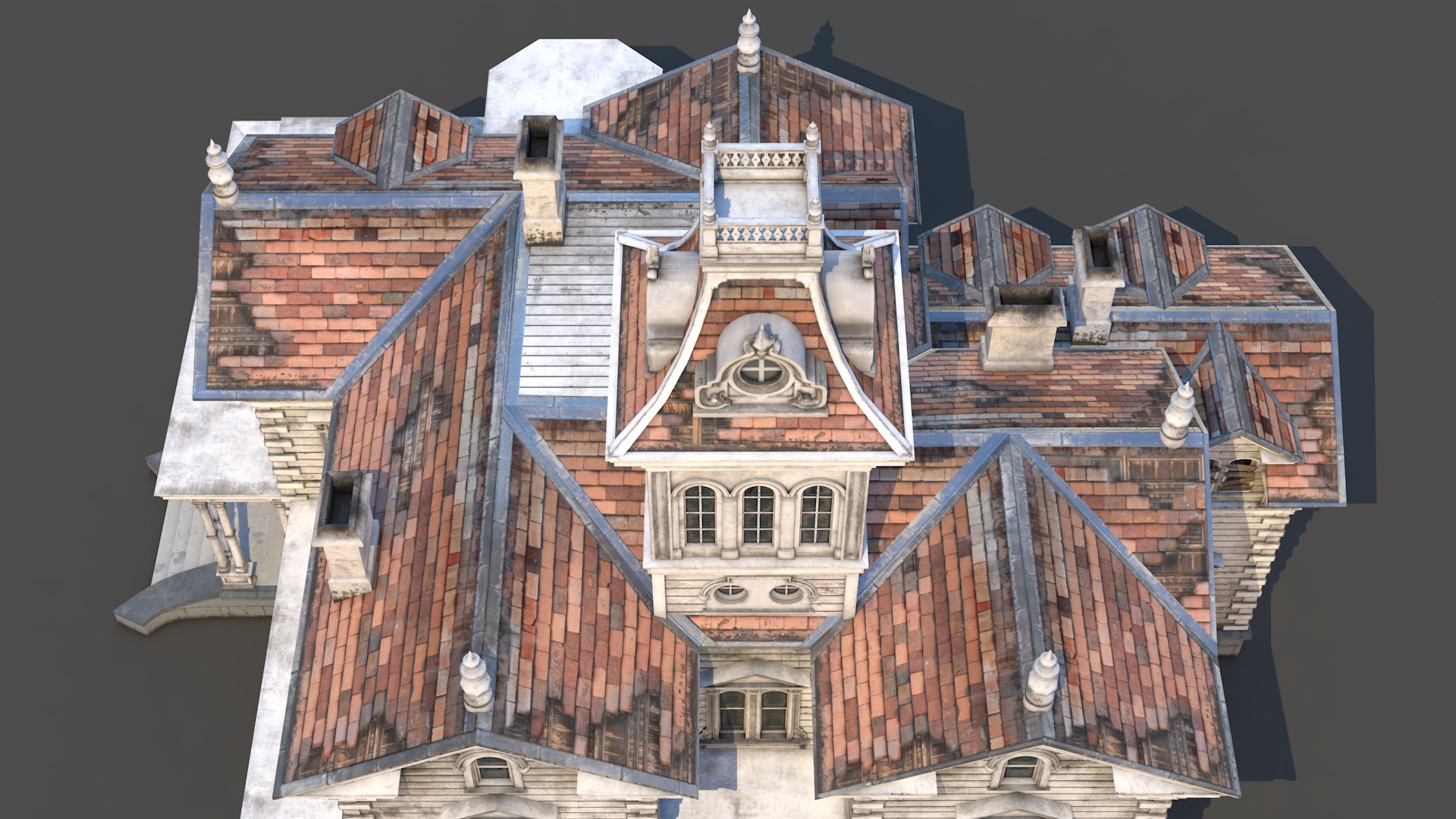 Old abandoned american house interior 3D model - TurboSquid 1444477