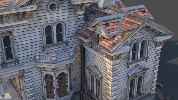 Old abandoned american house interior 3D model - TurboSquid 1444477
