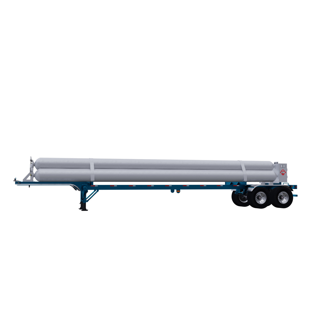 3D Tube Trailer - TurboSquid 1687521
