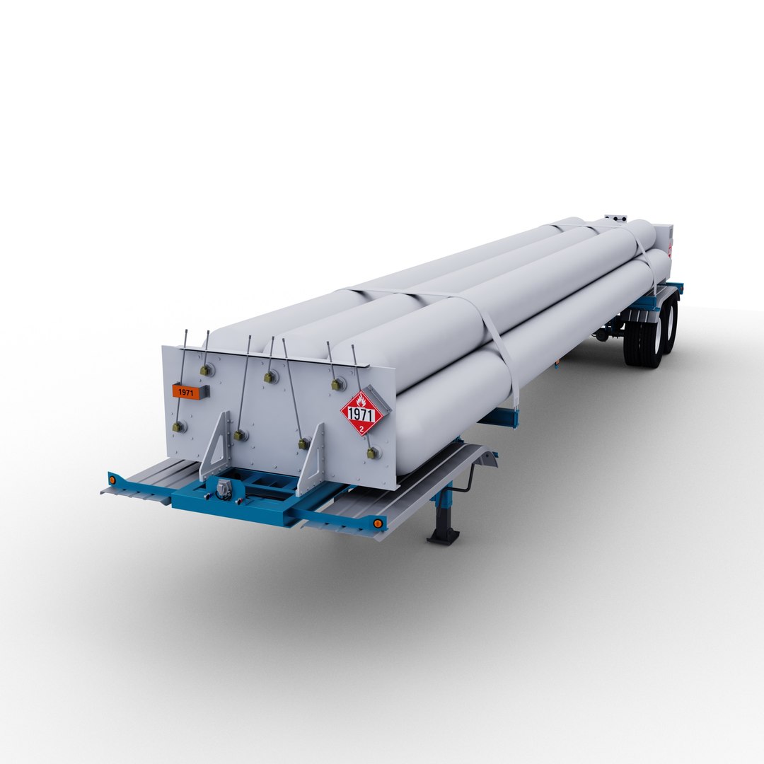 3D Tube Trailer - TurboSquid 1687521