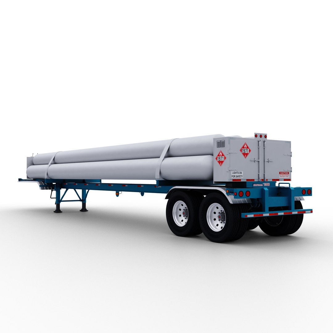 3D Tube Trailer - TurboSquid 1687521