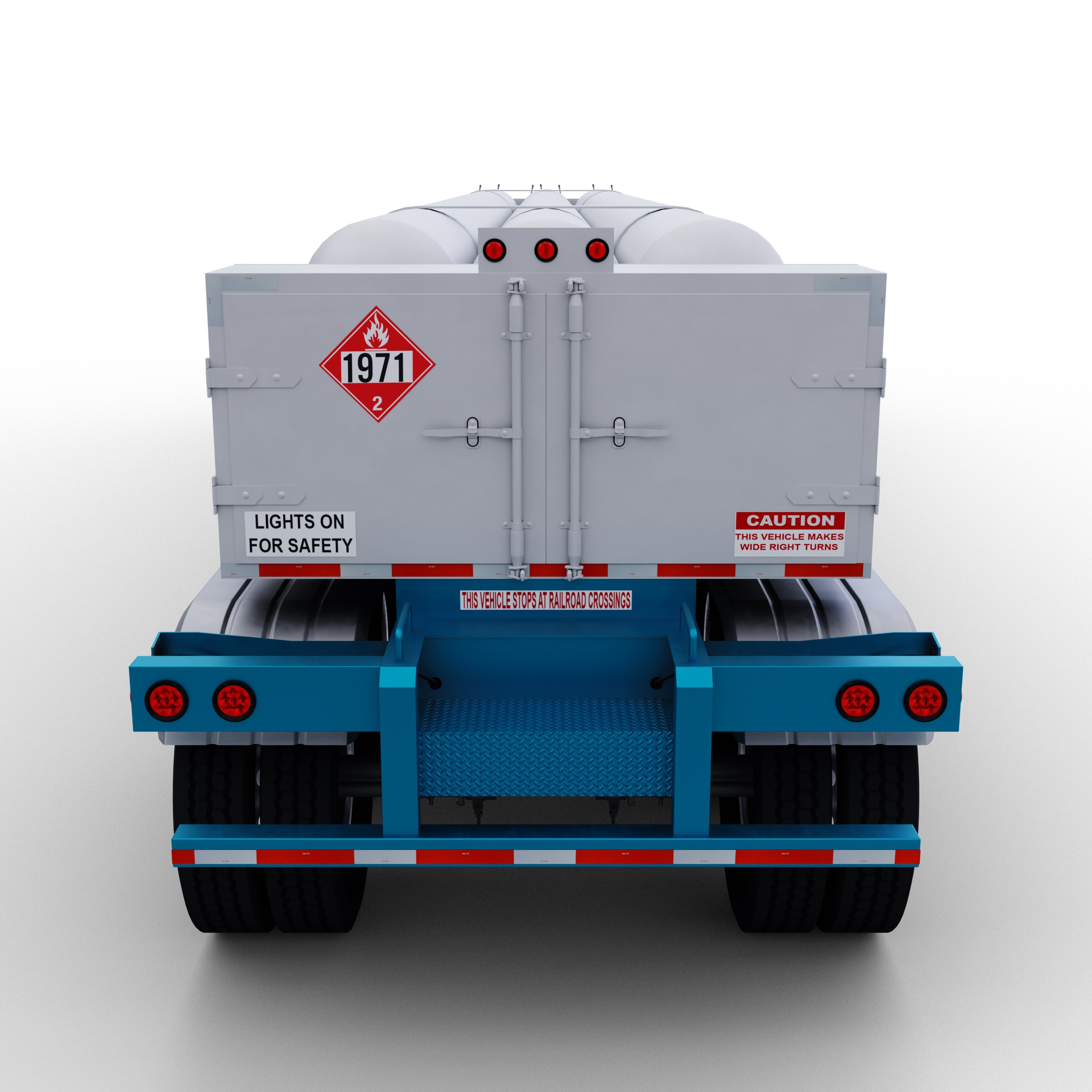 3D tube trailer - TurboSquid 1687521