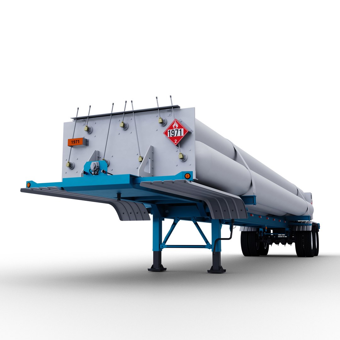 3D Tube Trailer - TurboSquid 1687521