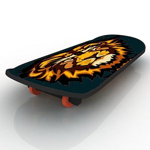 DXF Skateboard Models | TurboSquid