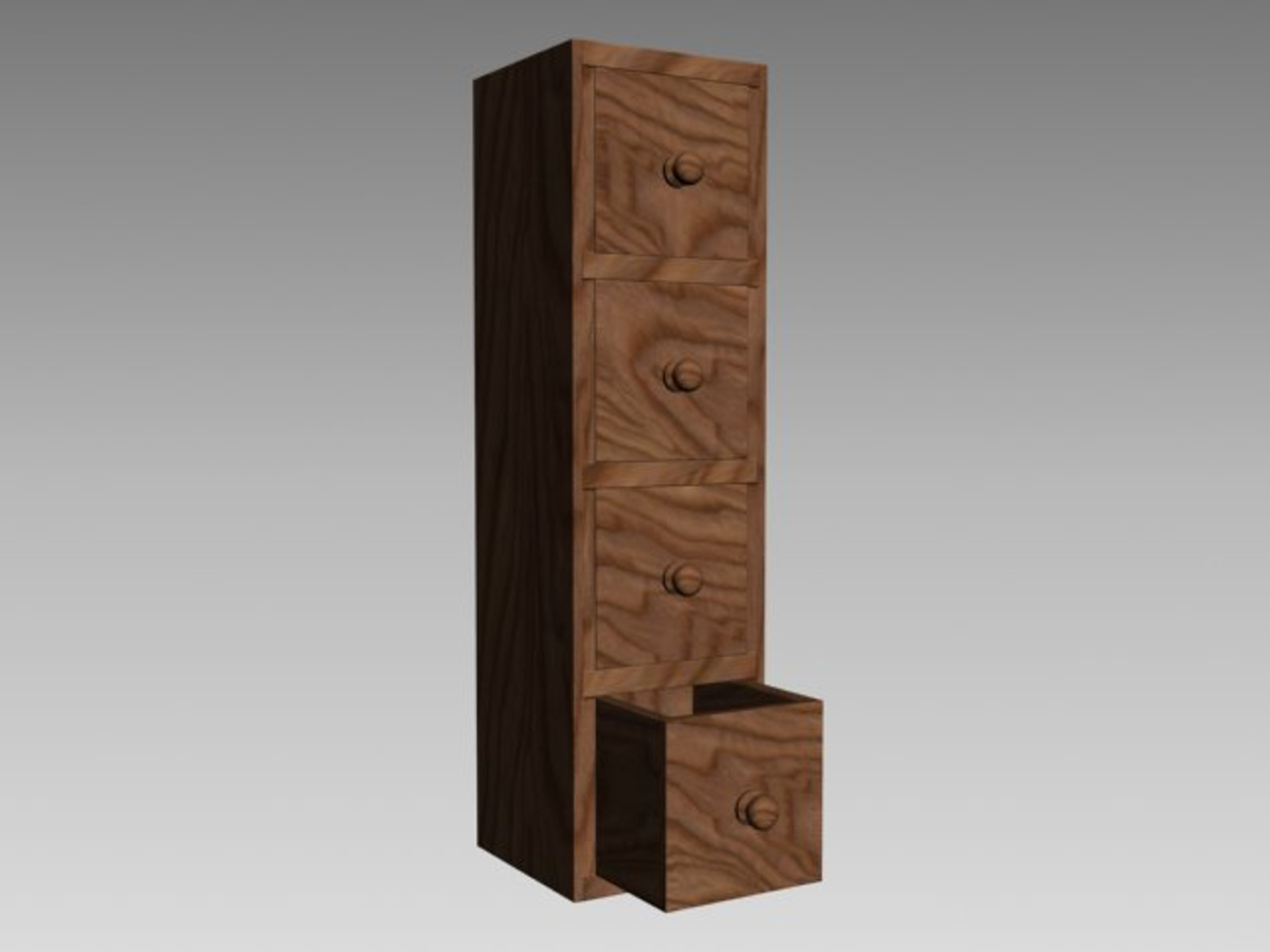 3d box drawer storage wood