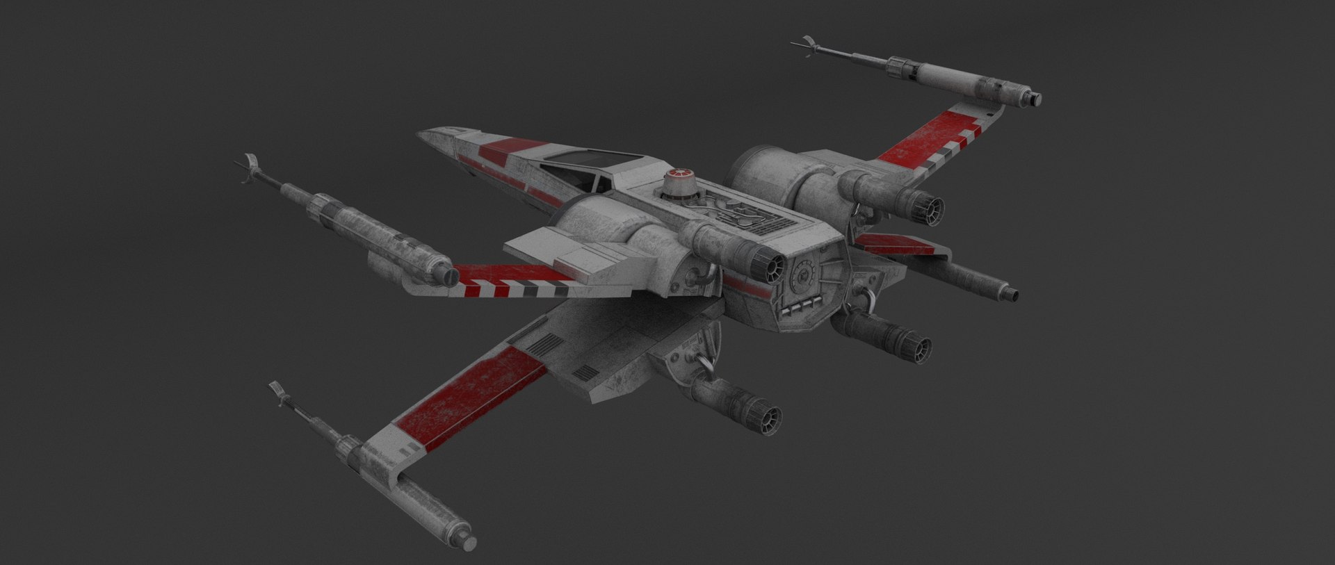 3D Star Wars Red T70 X Wing Starfighter And R5 Unit Rigged Model - TurboSquid 2349420