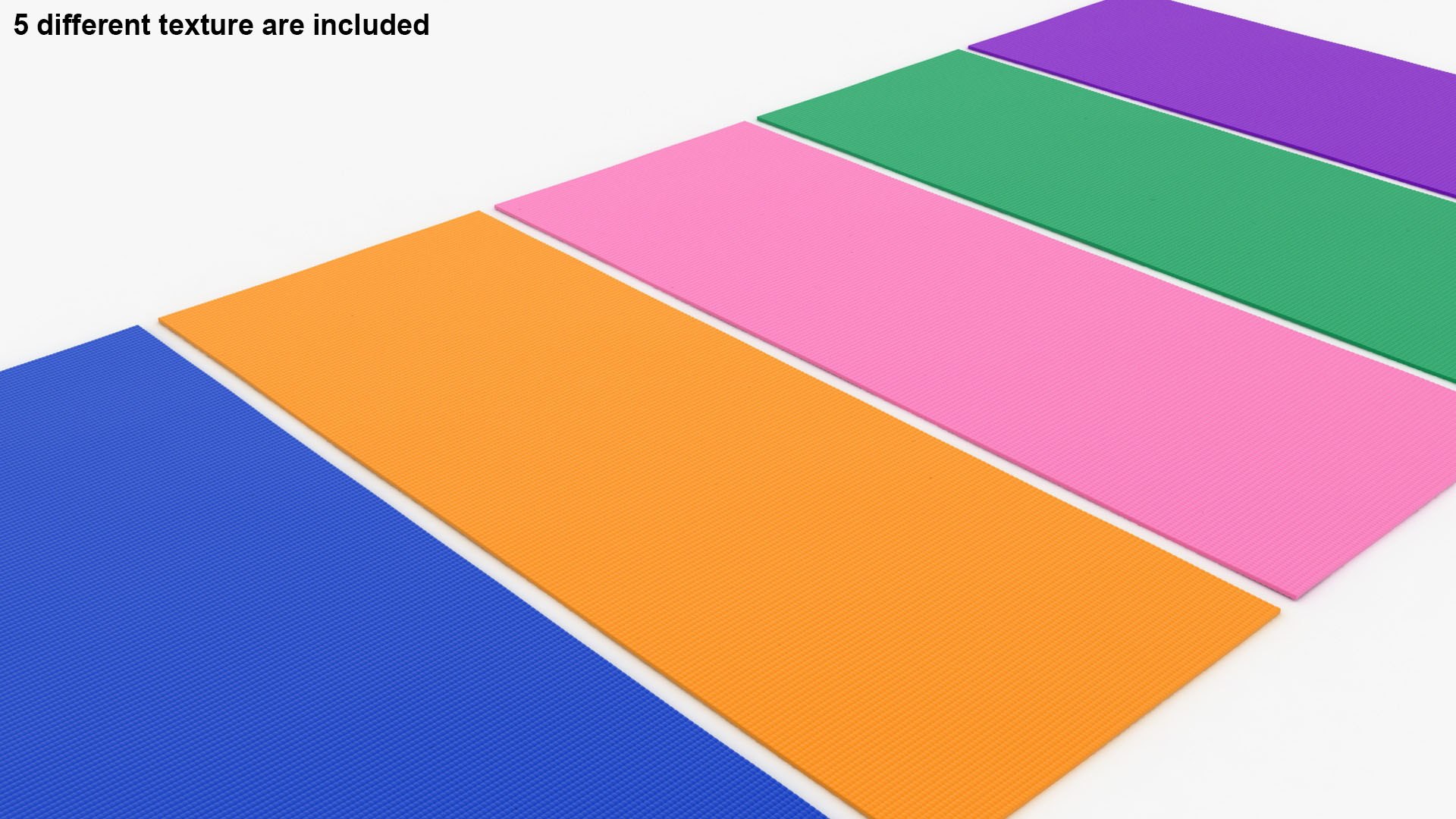 Realistic Flat Yoga Mat 3D Model - TurboSquid 1459656