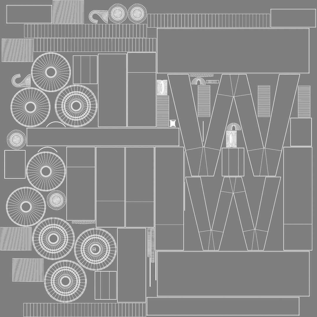 Letter W Car 3D Model - TurboSquid 1560192