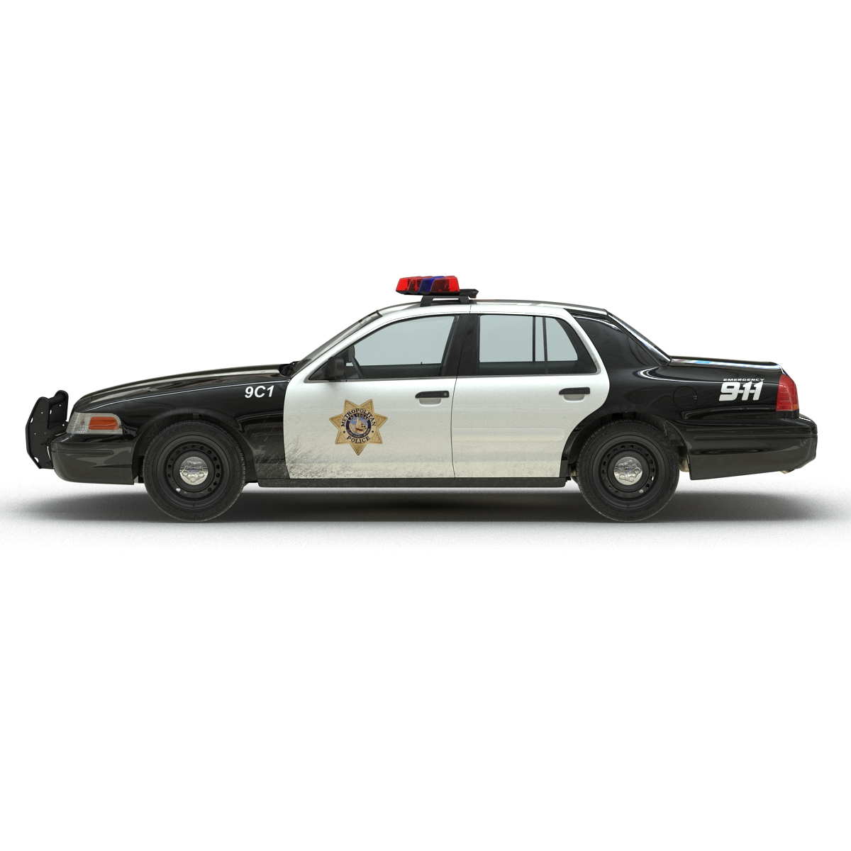 modelo 3d Ford Crown Victoria Police Car Interior Simple - TurboSquid ...