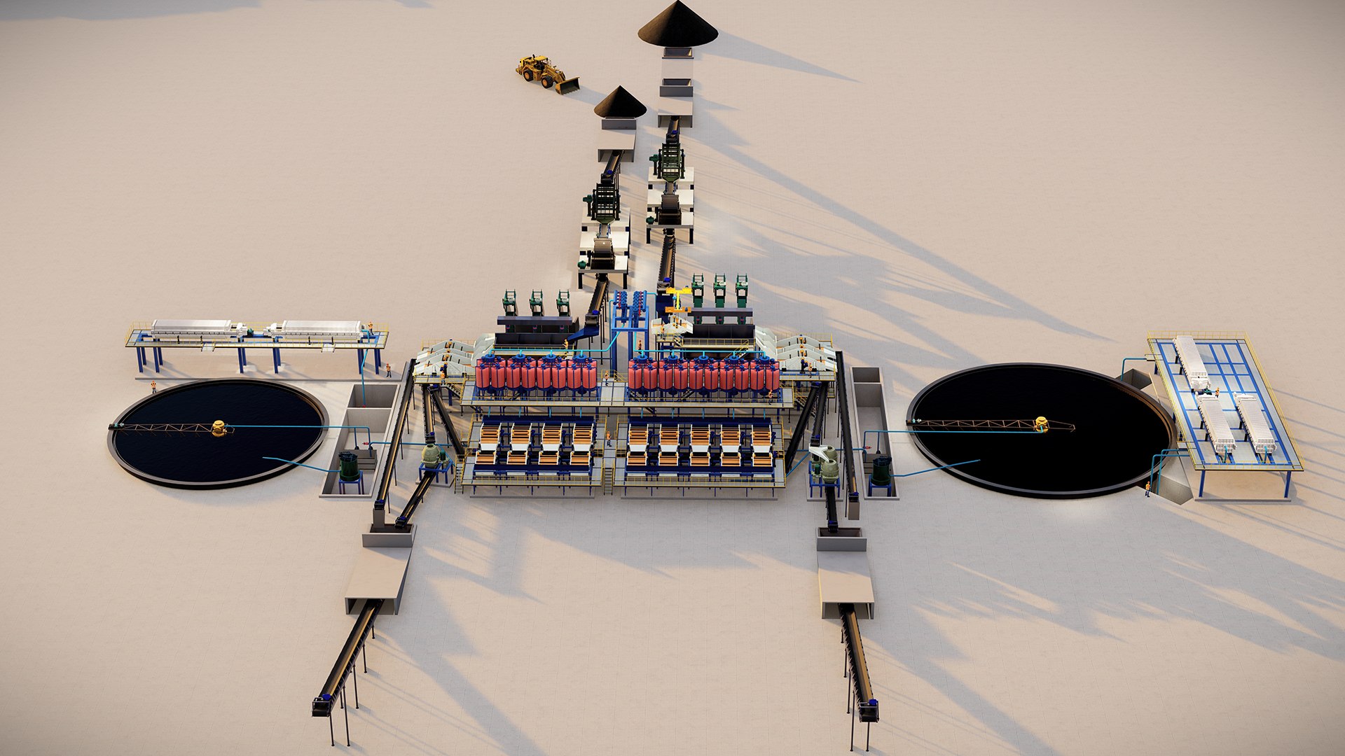 3D Mining Processing Plant - TurboSquid 2259252