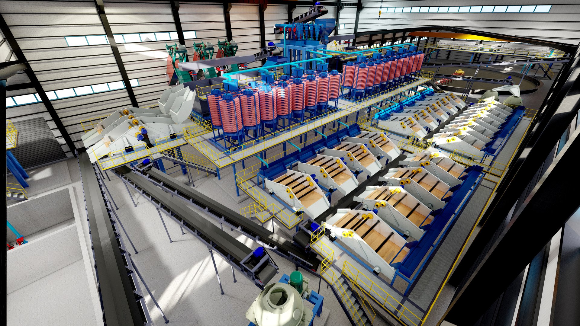 3D Mining Processing Plant - TurboSquid 2259252