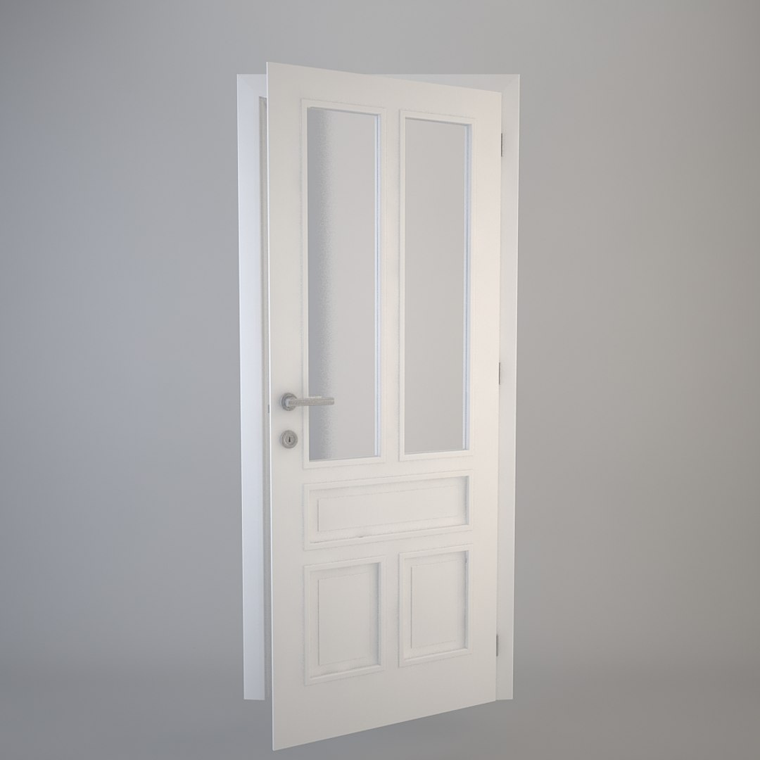3d door doorframe frame model