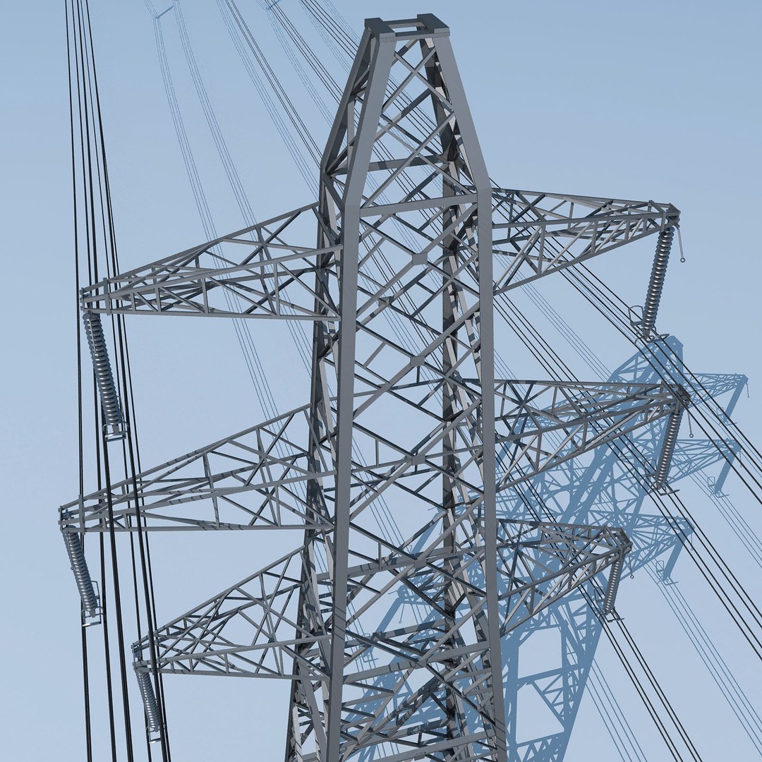 Electrical Transmission Tower 3D Model - TurboSquid 1261077