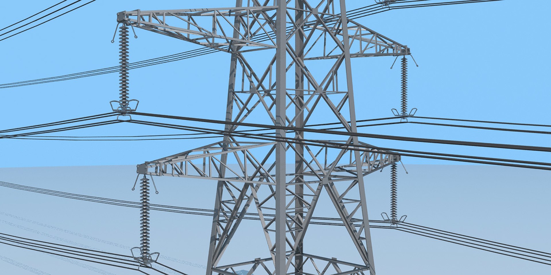 Electrical Transmission Tower 3D Model - TurboSquid 1261077