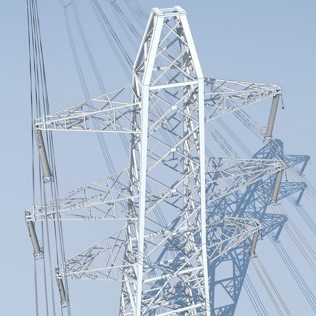 Electrical Transmission Tower 3D Model - TurboSquid 1261077
