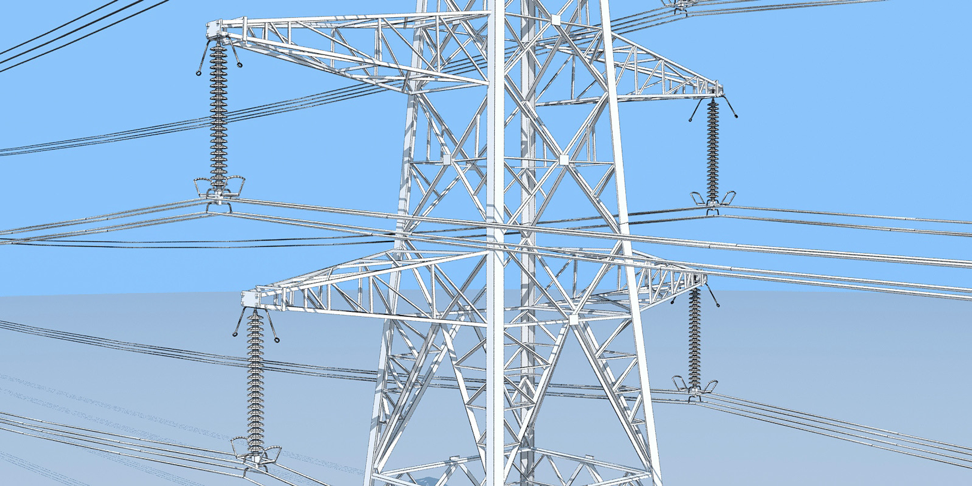 Electrical transmission tower 3D model - TurboSquid 1261077