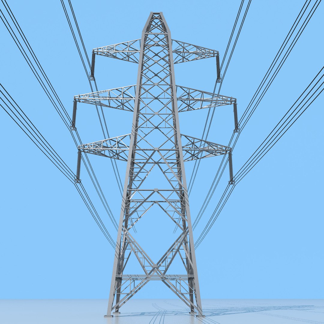 Electrical Transmission Tower 3D Model - TurboSquid 1261077