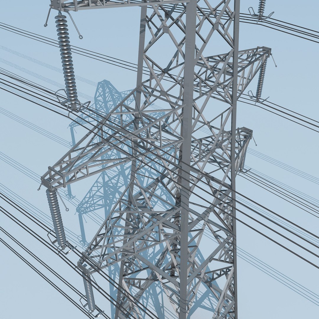 Electrical Transmission Tower 3D Model - TurboSquid 1261077