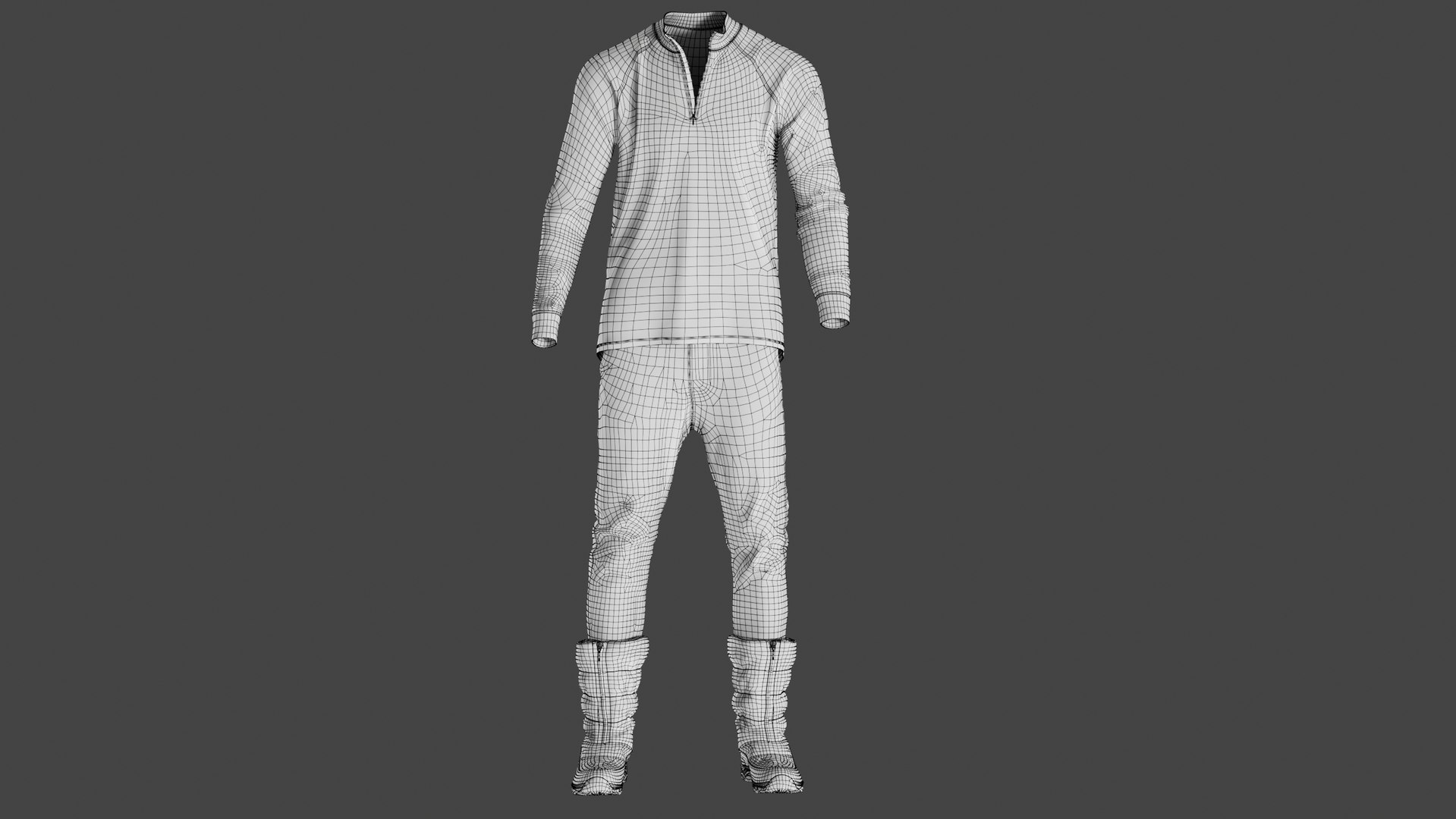 Mesh clothing - pants model - TurboSquid 1673031